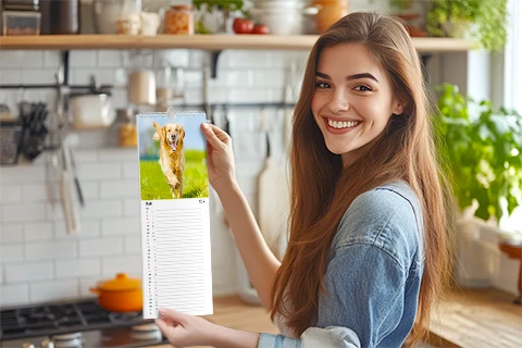 Calendario da cucina personalizzato con le tue foto